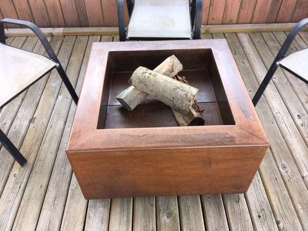 Cube Fire Pit – Metal Mutations