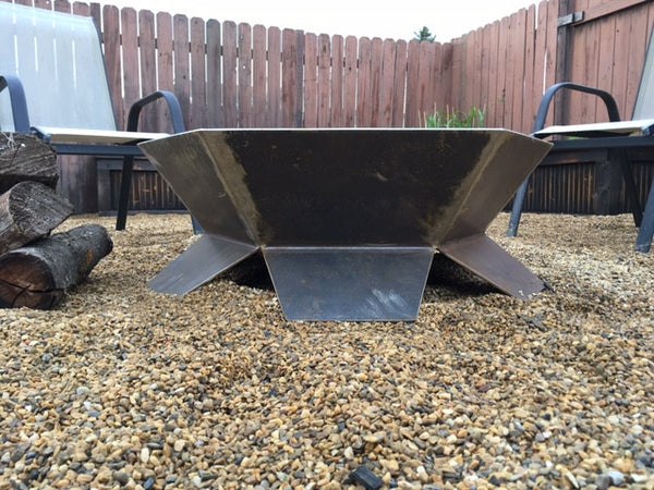 Large Hexagon Fire Pit – Metal Mutations